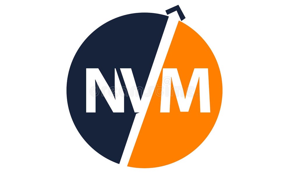 Letter NVM Modern stock vector. Illustration of marketing - 104575393
