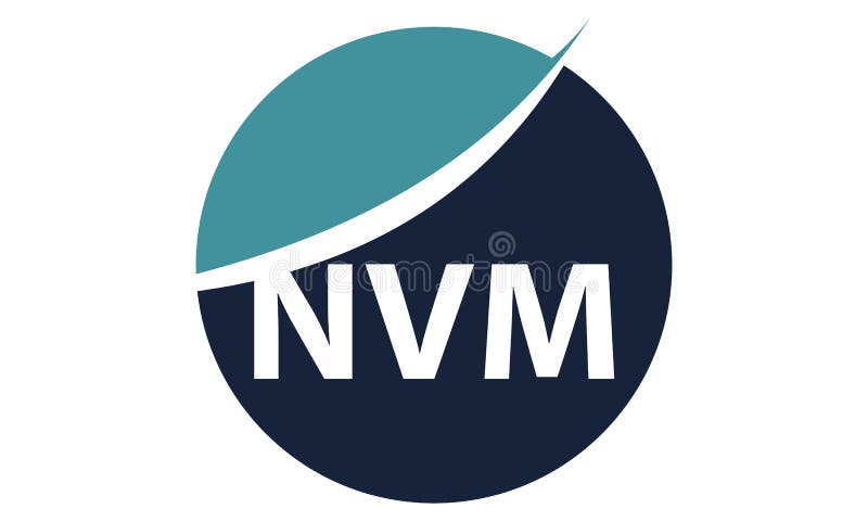 Letter NVM Modern stock vector. Illustration of energy - 104575409