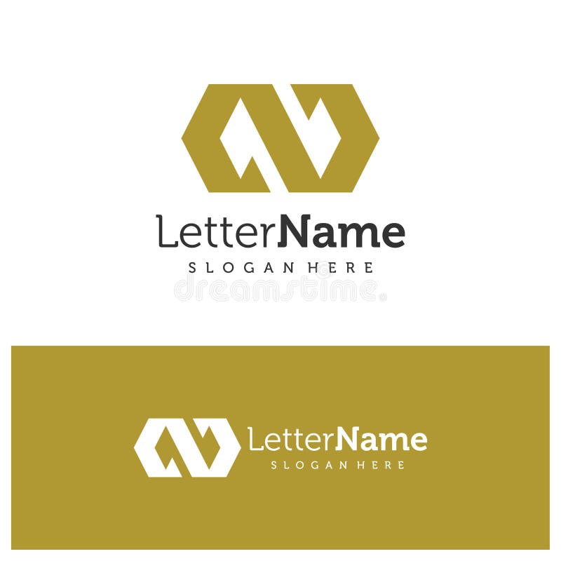 Letter NW Logo Design Vector. Creative Initial NW Logo Concepts ...