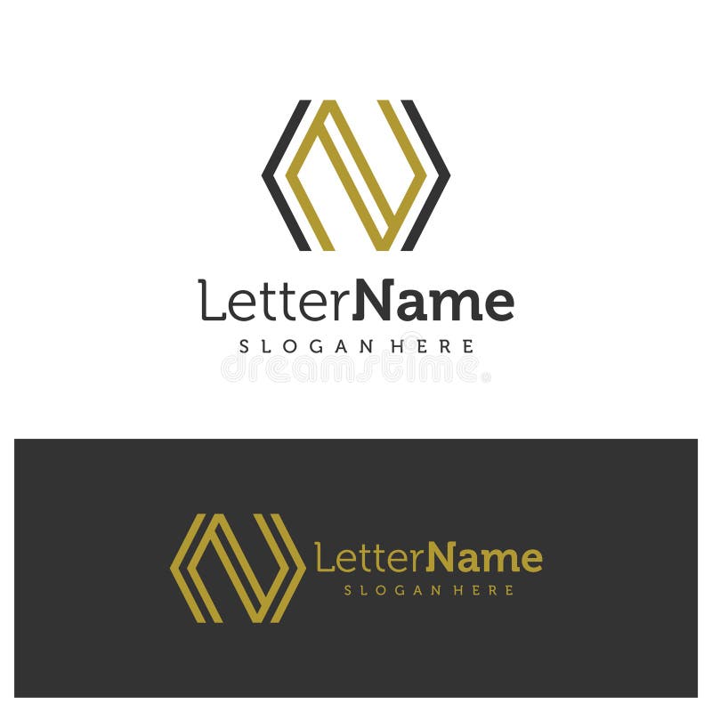 Letter NW Logo Design Vector. Creative Initial NW Logo Concepts ...
