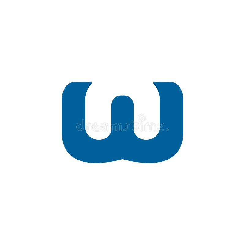 Letter Nw Simple Logo Vector Stock Vector - Illustration of management ...