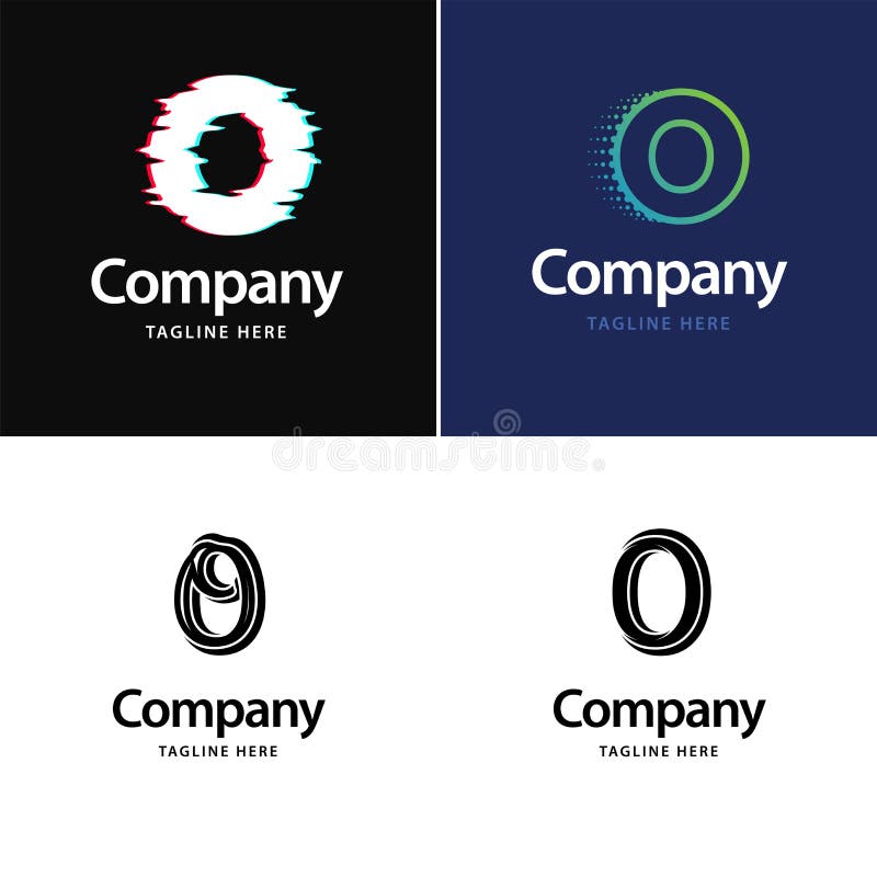 Letter O Big Logo Pack Design Creative Modern Logos Design for Your ...