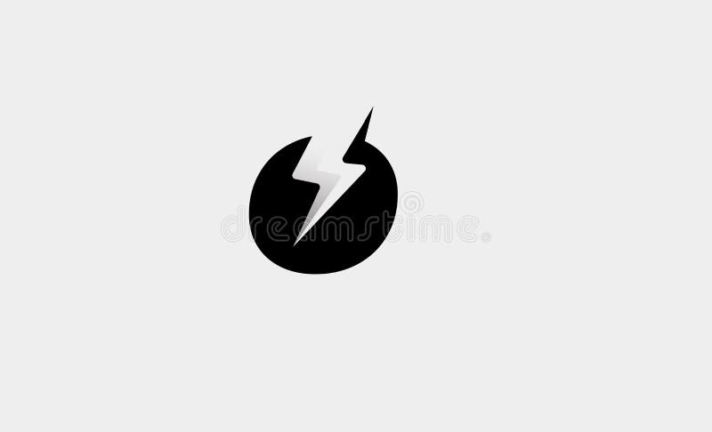 Letter O Bolt Logo Vector Design Icon Illustration Stock Vector ...