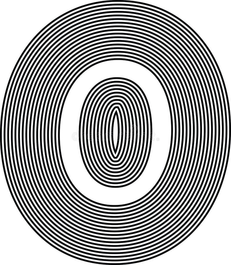 Letter O Line Logo Icon Design Stock Vector - Illustration of template ...