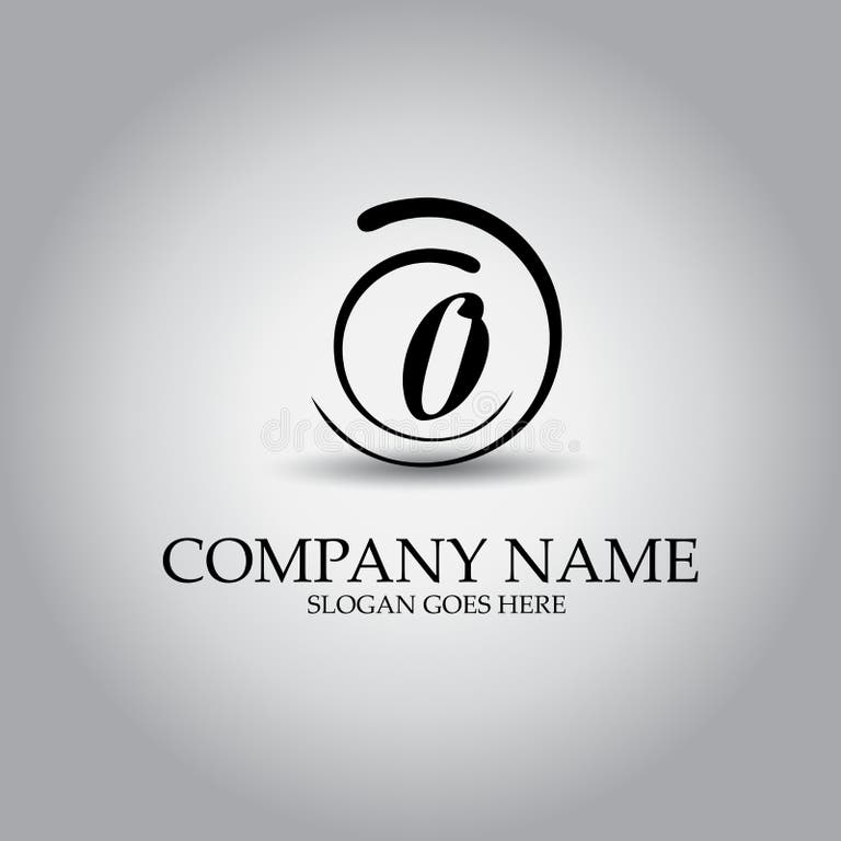 O Circle Letter Logo Design Stock Illustrations – 5,833 O Circle Letter ...
