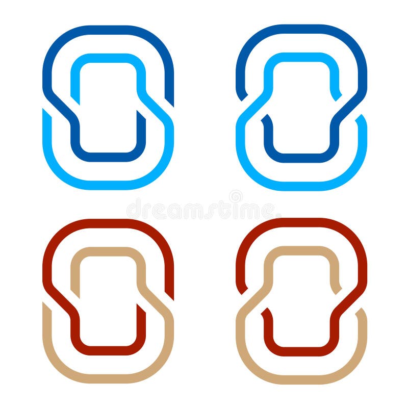 Letter O Number 0 Zero Icon Symbol Stock Vector - Illustration of line ...