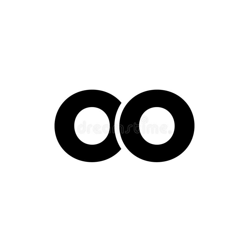 Letter O and O, OO Logo Design Template. Minimal Monogram Initial Based ...