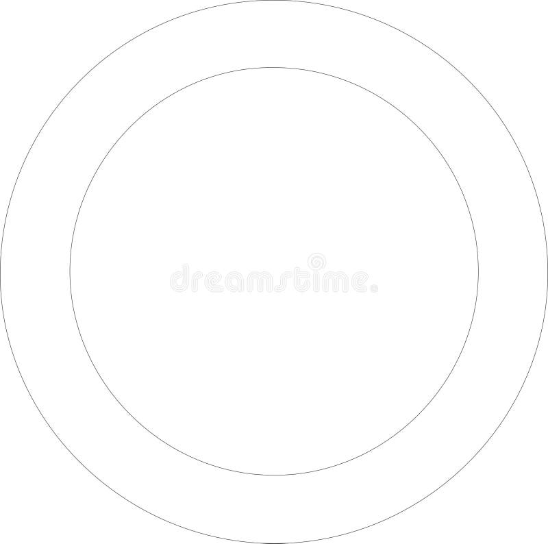 Letter O Outline Silhouette Generative Ai Stock Vector - Illustration ...