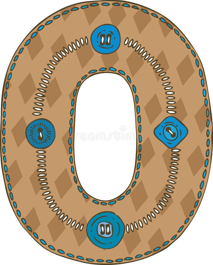 Letter O in Patchwork Style Stock Vector - Illustration of profession ...