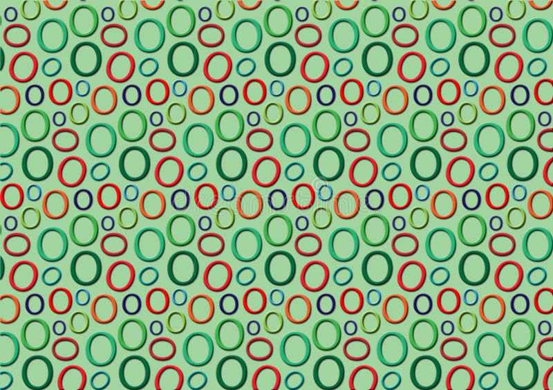 Letter O Pattern in Different Colored Shades for Wallpaper Stock ...