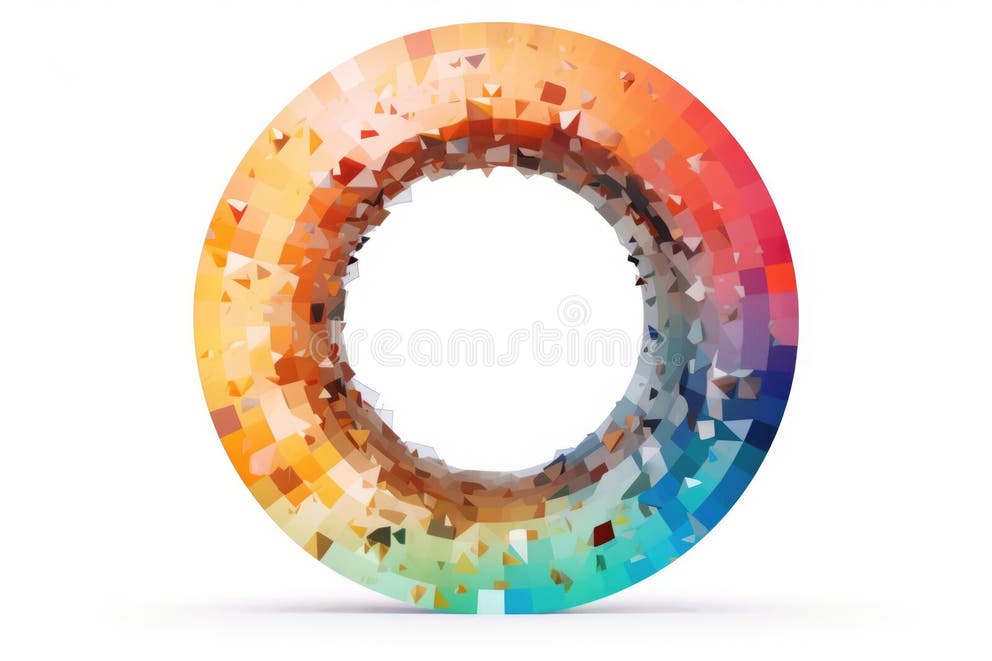 Letter O, Pixelated, on White Background Stock Image - Image of design ...