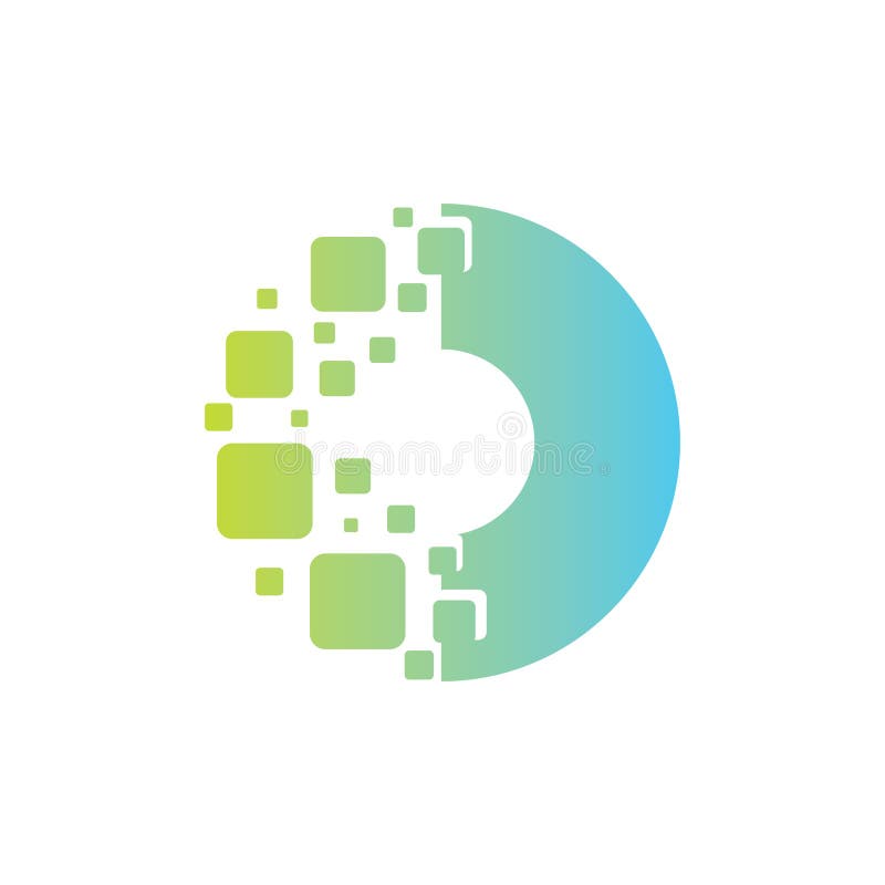 Letter `O` Technology stock vector. Illustration of connect - 88650230