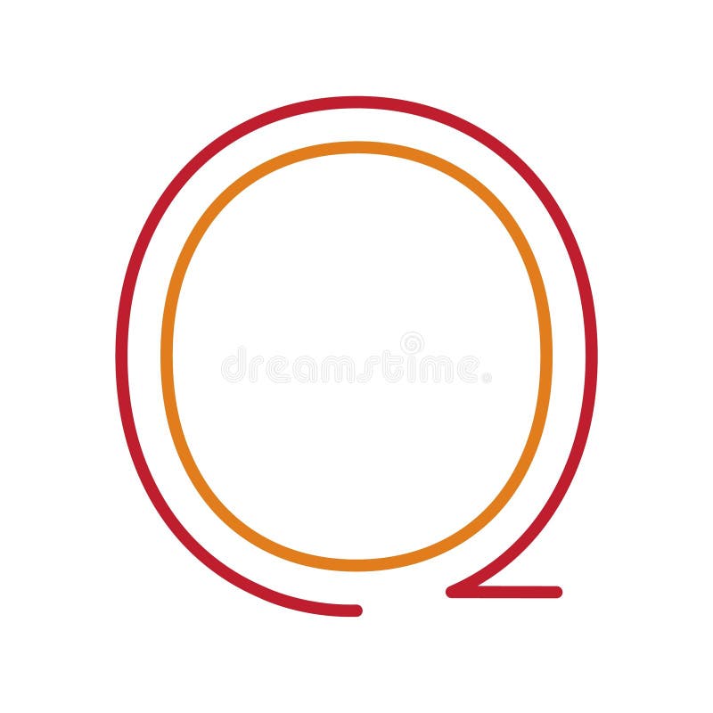 Letter O. Vector Illustration Decorative Design Stock Vector ...