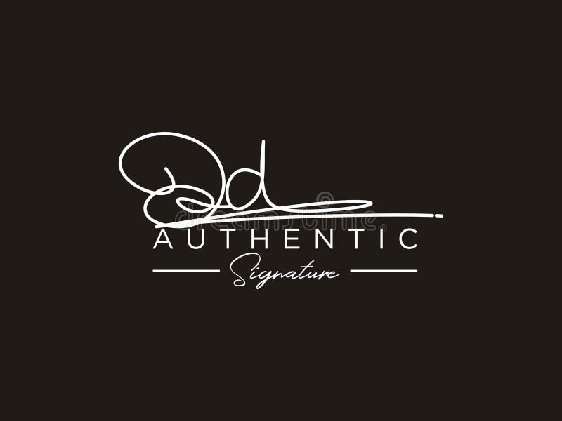 Od Signature Stock Illustrations – 261 Od Signature Stock Illustrations ...