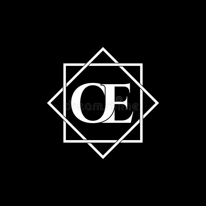 Letter OE Simple Monogram Logo Icon Design. Stock Vector - Illustration ...