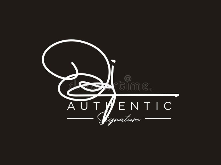 Letter OI Signature Logo Template Vector Stock Vector - Illustration of ...