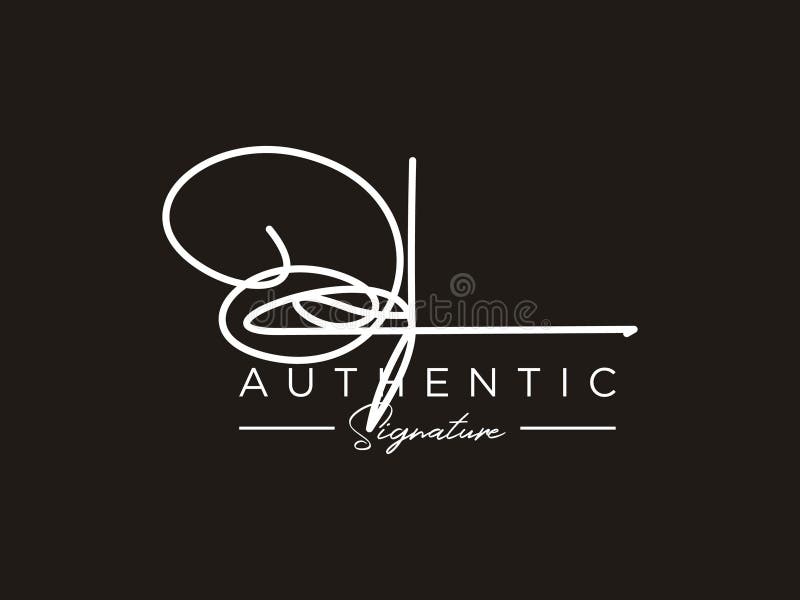 Letter OL Signature Logo Template Vector Stock Vector - Illustration of ...