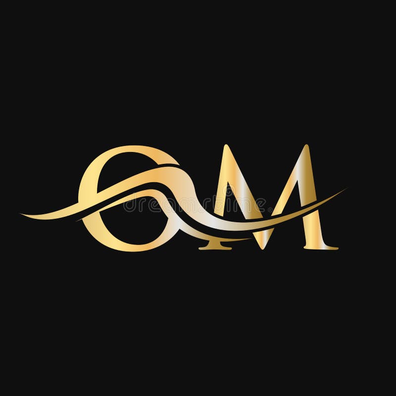 Letter OM Logo Design. Initial OM Logotype Template for Business and ...