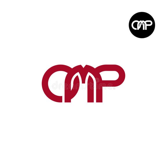 Letter OMP Monogram Logo Design Stock Vector - Illustration of business ...