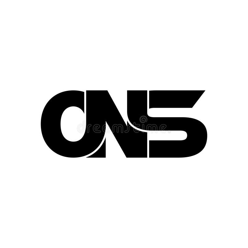 Letter ONS Simple Monogram Logo Icon Design. Stock Vector ...