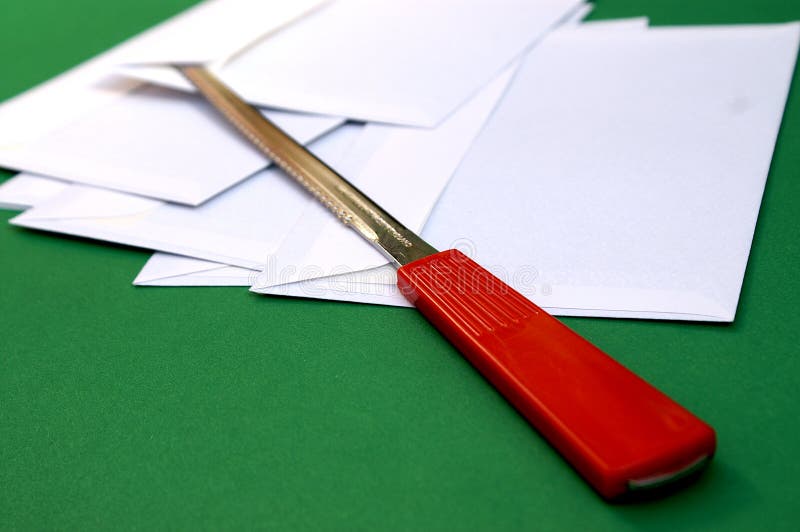 Letter Opener stock photo. Image of business, office, mail - 930490