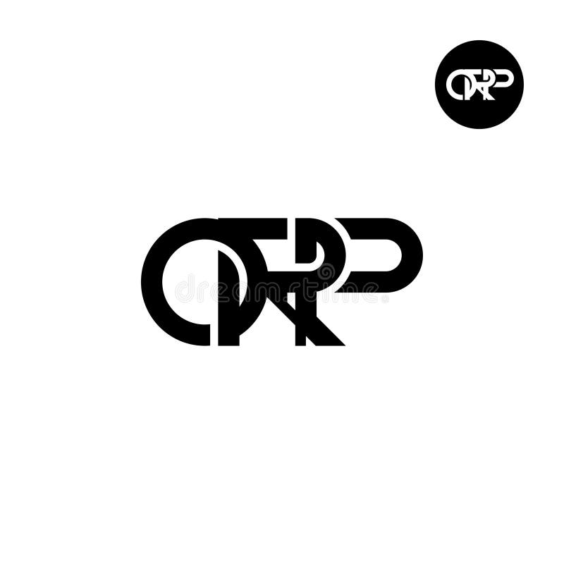 Letter ORP Monogram Logo Design Stock Illustration - Illustration of ...