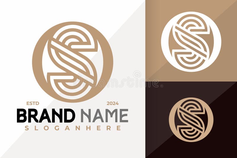 Letter so or Os Monogram Logo Icon Vector Design. Creative Simple Logos ...