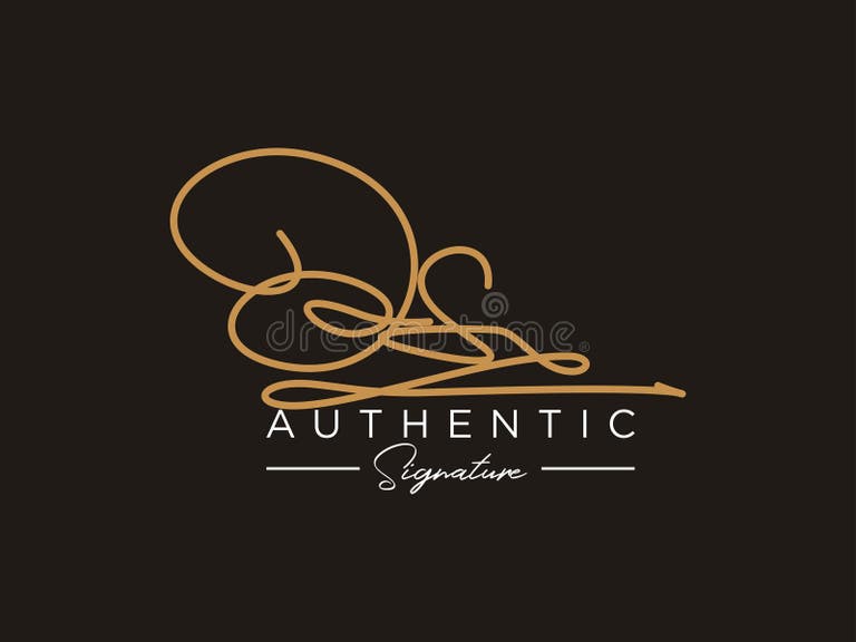 Letter Os Signature Stock Illustrations – 245 Letter Os Signature Stock ...