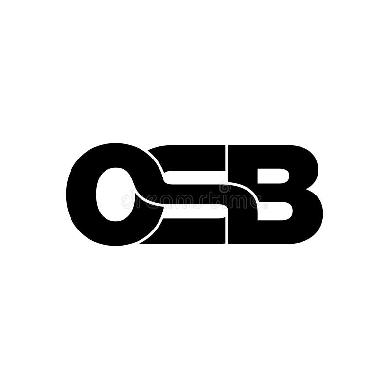 Letter OSB Simple Monogram Logo Icon Design. Stock Vector ...