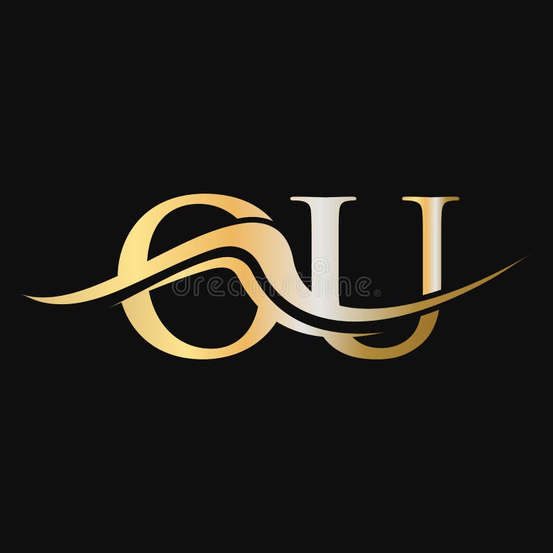 Letter OU Logo Design. Initial OU Logotype Template for Business and ...