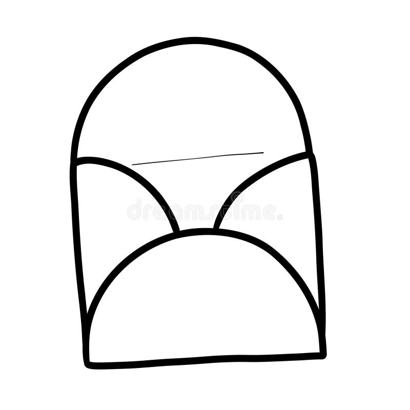 Letter outlines stock illustration. Illustration of sketch - 357409307