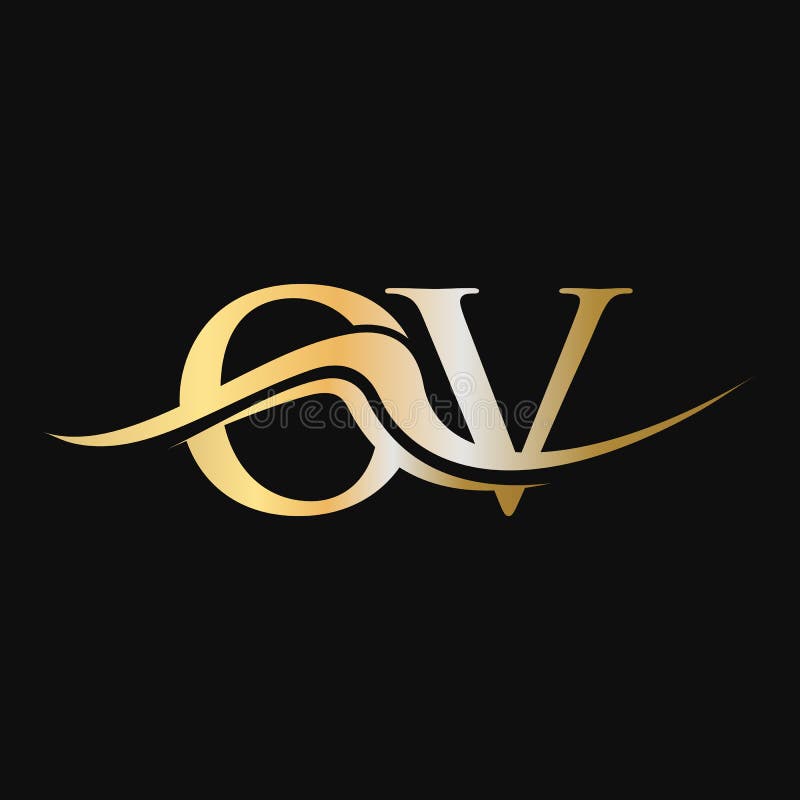Letter OV Logo Design. Initial OV Logotype Template for Business and ...