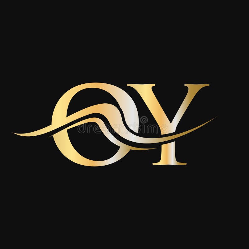 Letter OY Logo Design. Initial OY Logotype Template for Business and ...