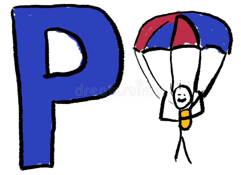 Letter P boy stock vector. Illustration of school, person - 3550543