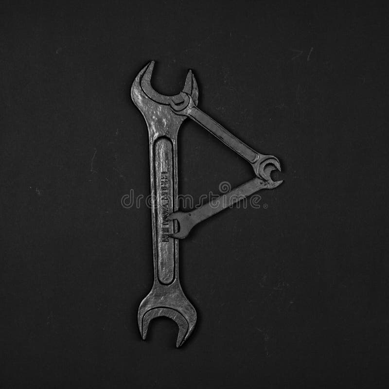 Letter P. Alphabet Made of Repair Tools Stock Image - Image of concept ...