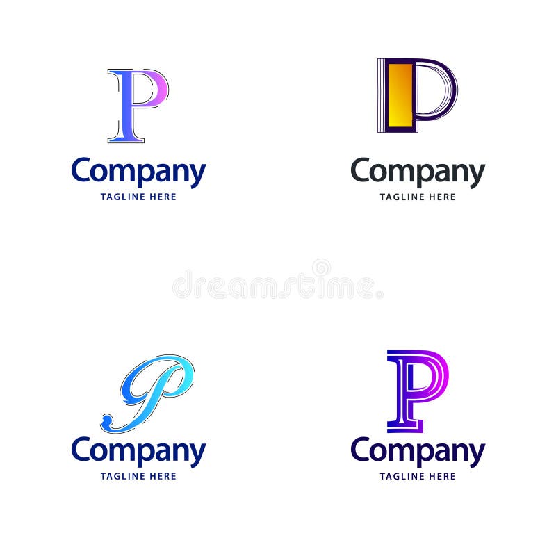 Letter P Big Logo Pack Design Creative Modern Logos Design for Your ...