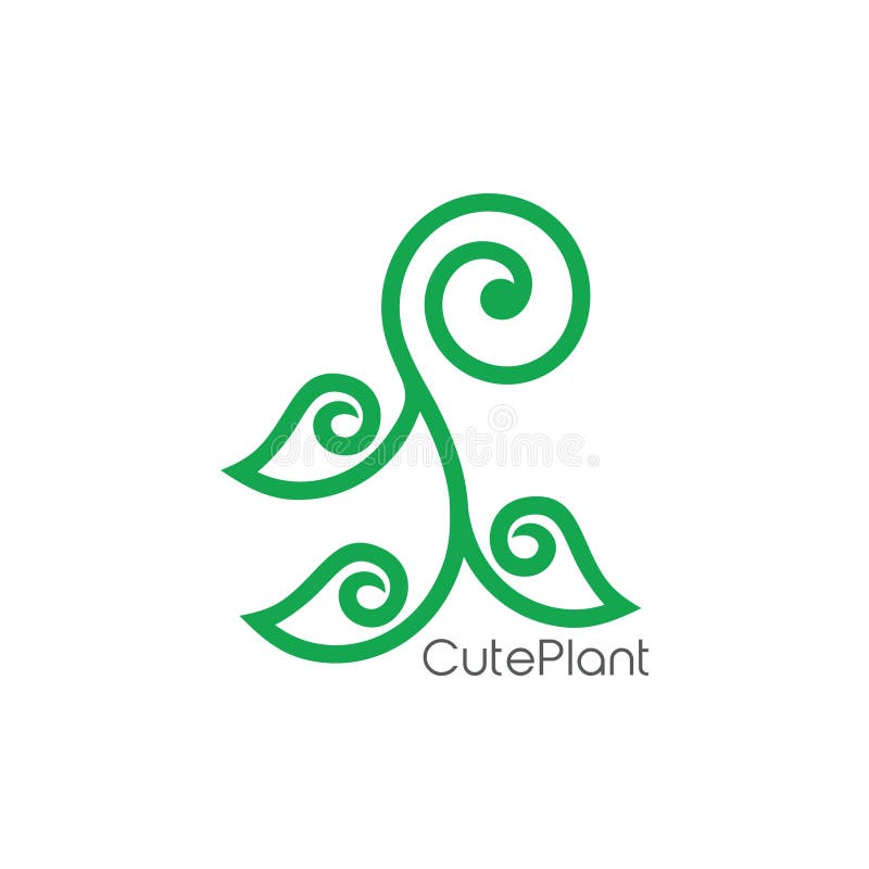 Letter P Curl Green Plant Logo Stock Illustrations – 13 Letter P Curl ...