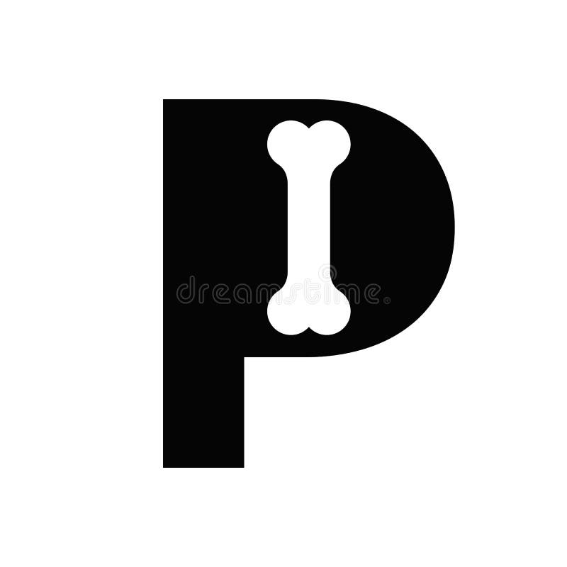 Letter P Dog Logo, Pet Care Logo Design Vector Template Stock Vector ...