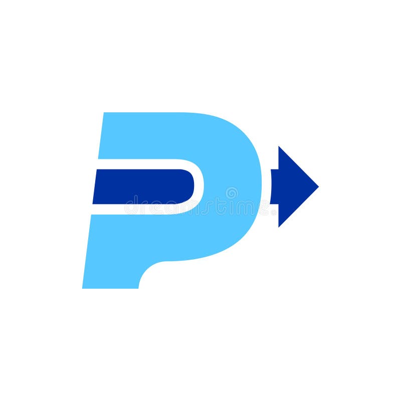 Letter P for Finance Logo Design Template Stock Illustration ...