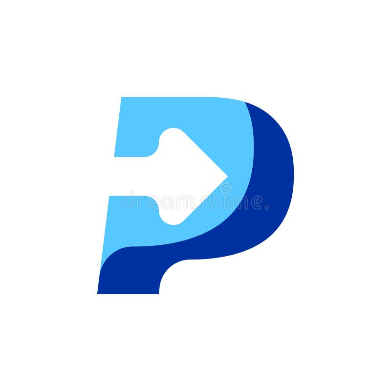 Letter P for Finance Logo Design Template Stock Illustration ...