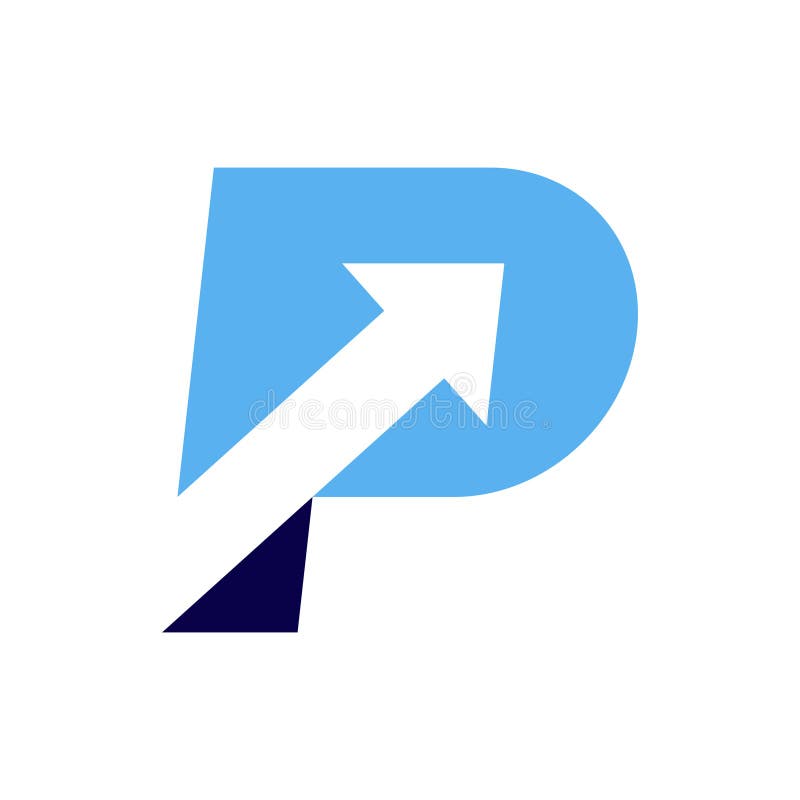 Letter P for Finance Logo Design Template Stock Illustration ...