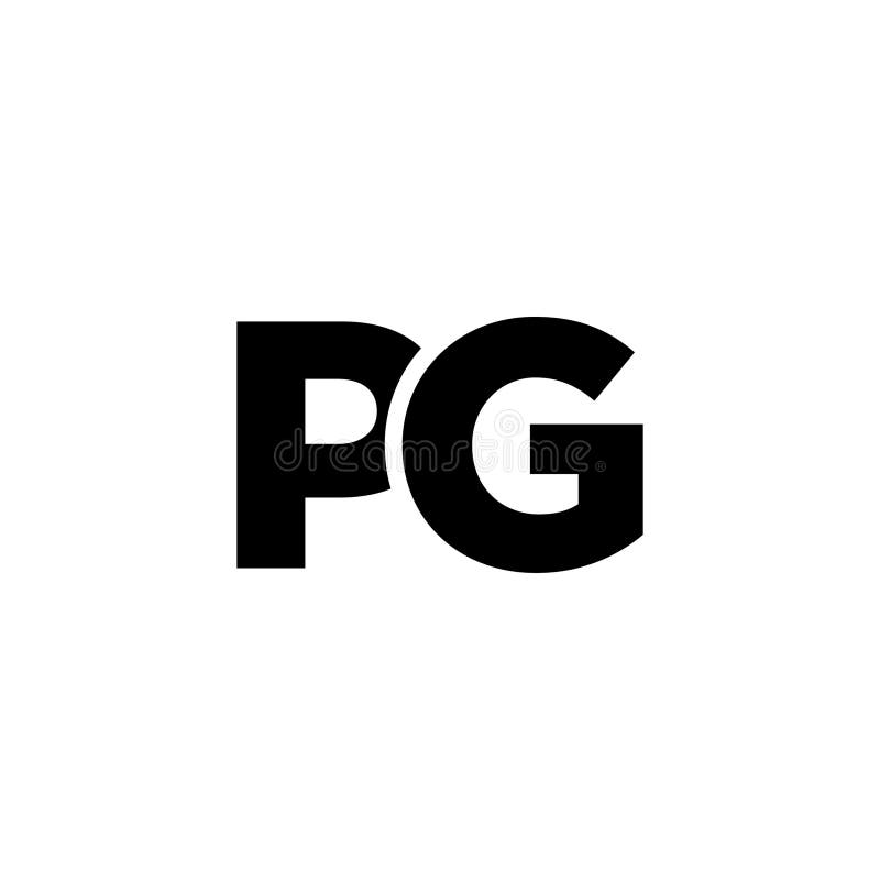 Letter P and G, PG Logo Design Template. Minimal Monogram Initial Based ...