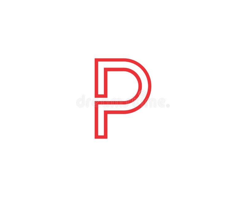 Letter P Icon Alphabet Symbol. Letter P Logo Icon Design Vector Sign ...