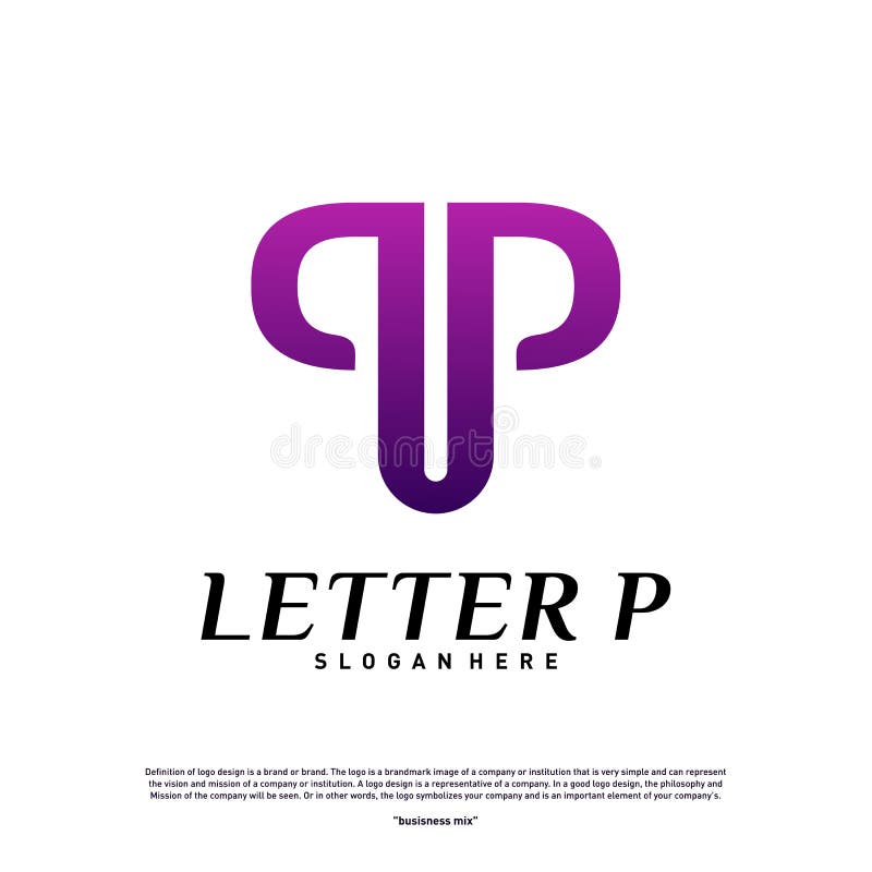 Letter P Logo Design Concept. Initial P Logo Design Template Vector ...