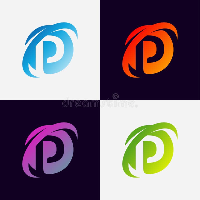 Letter P Logo Design Concept. Initial P Logo Design Template Vector ...