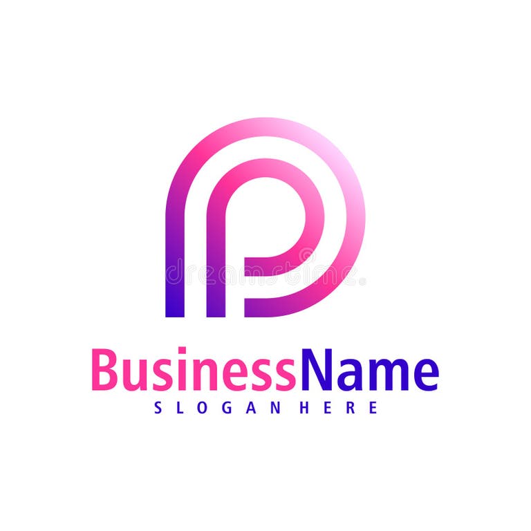 Letter P Logo Design Vector. Creative Initial P Logo Concepts Template ...