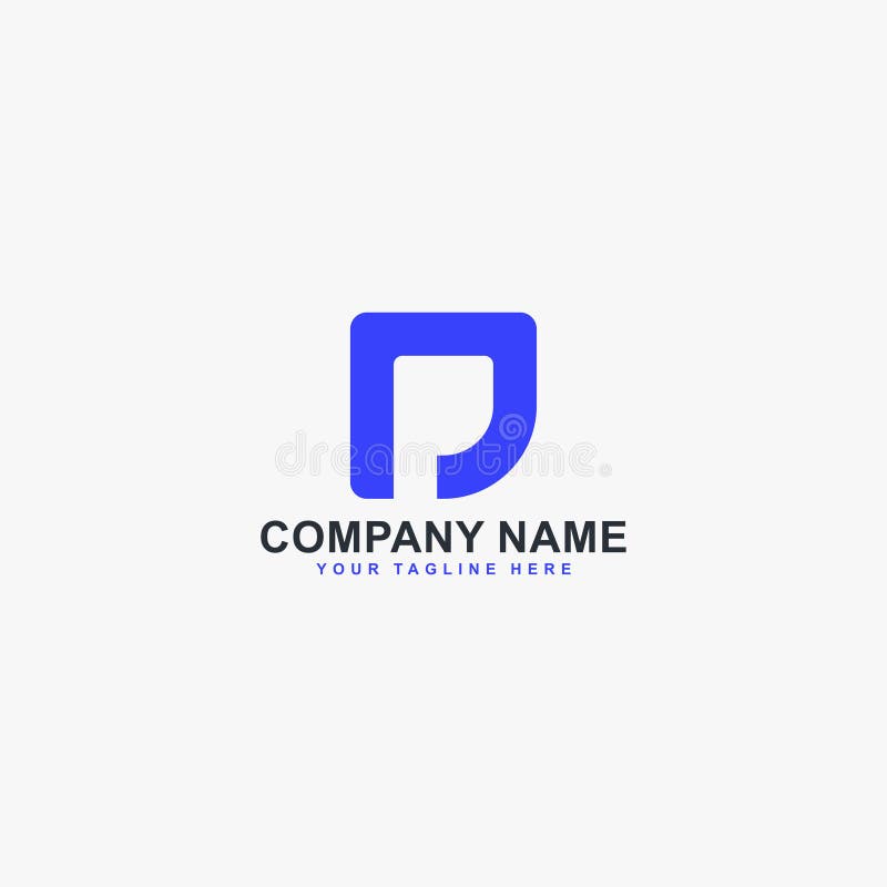 Letter P Logo Design Vector. Monogram P-type Illustration Design. Stock ...