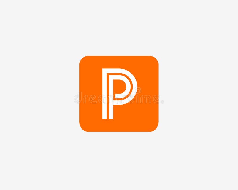 Letter P Icon Alphabet Symbol. Letter P Logo Icon Design Vector Sign ...