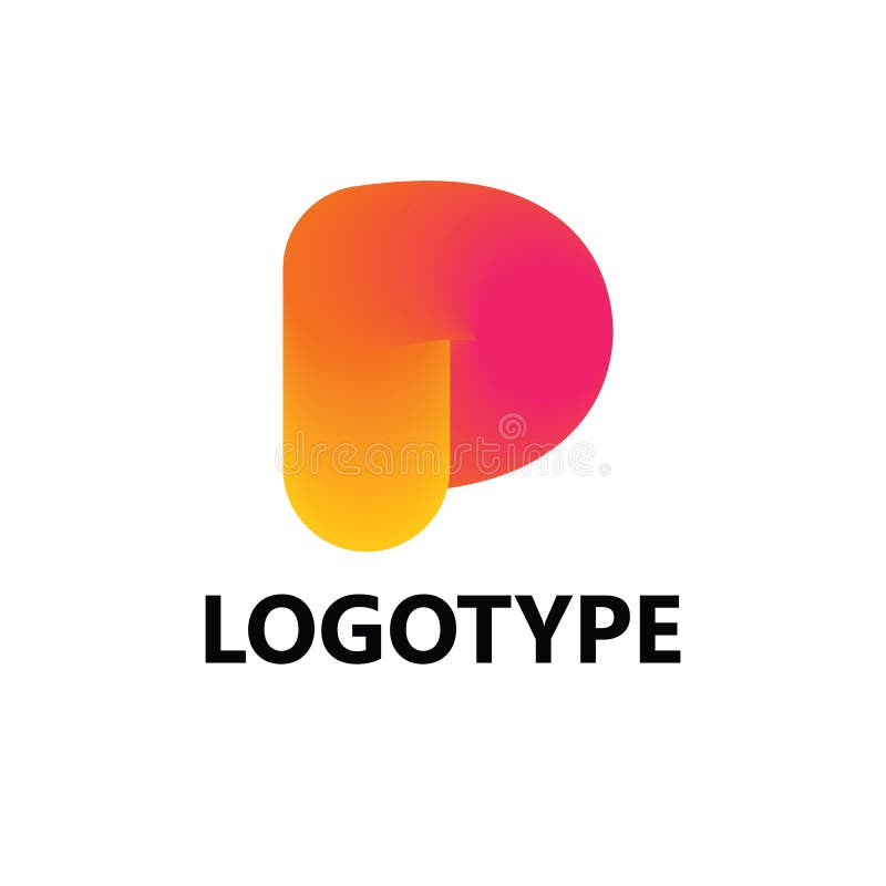 Letter P Logo Icon Design Template Elements Stock Illustration ...