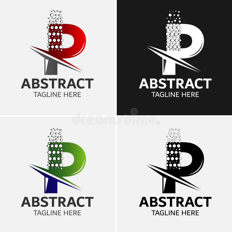 Letter P Logo Icon Design Template Elements Stock Vector - Illustration ...